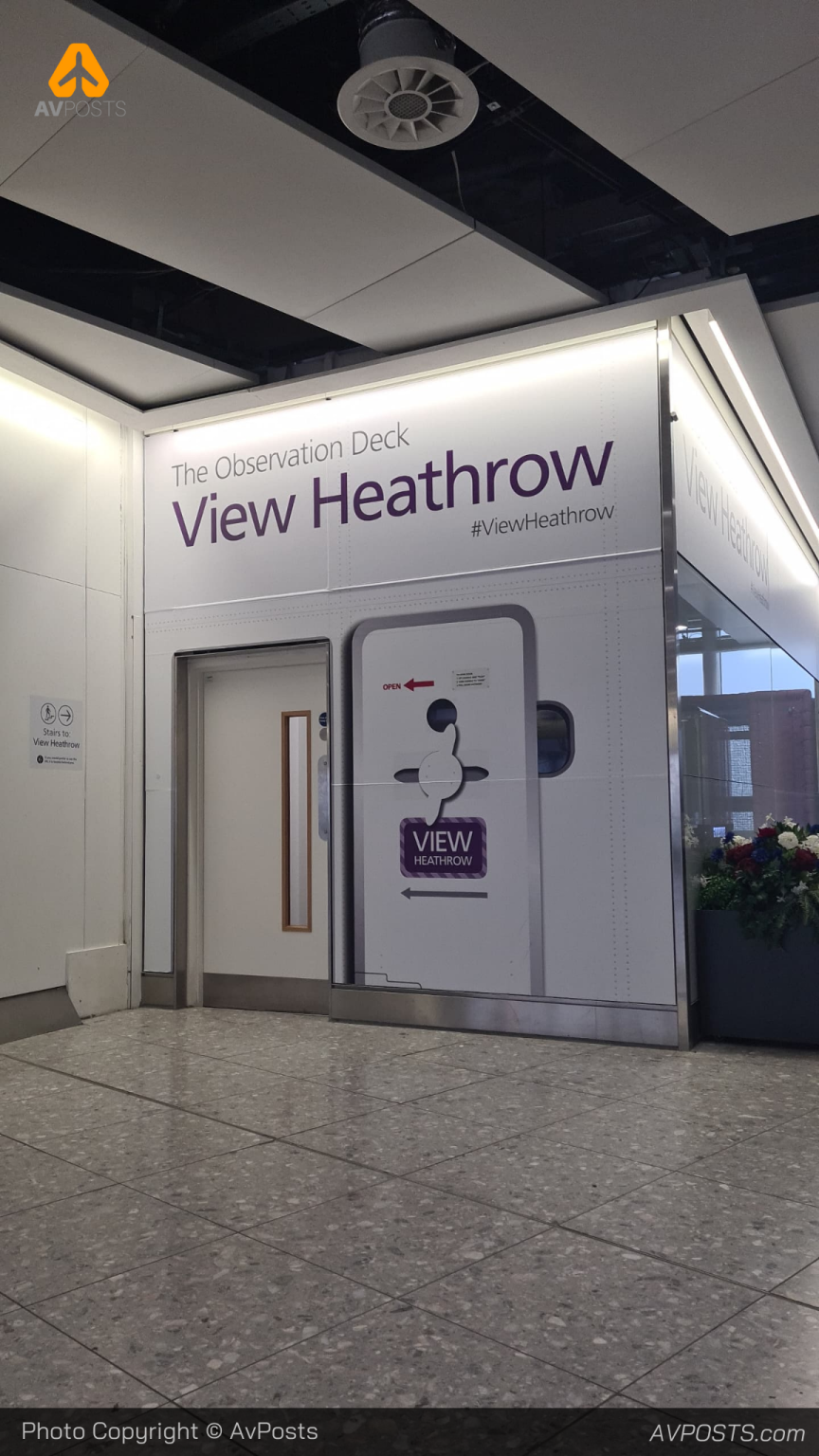 View Heathrow Observation Deck at Heathrow Terminal 4 - AvPosts